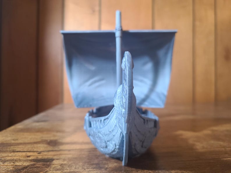 Viking Longship | 28mm 32mm Scale | D&D Scatter Terrain | Wargaming ...