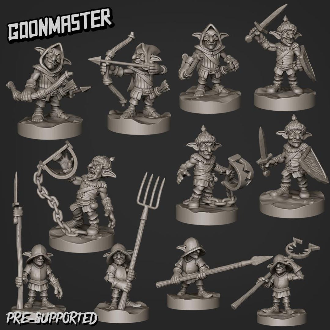 Goblin Gang Collection | D&D Resin Minis | Goon Master Games - Etsy