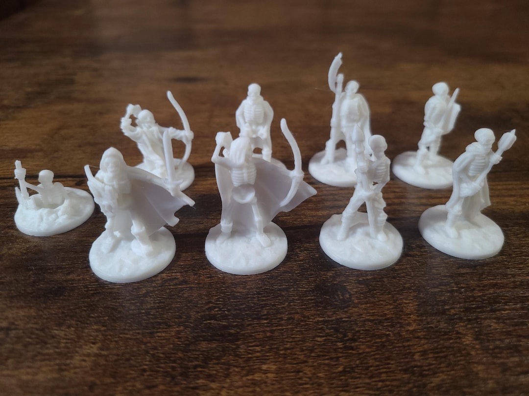 Skeleton Mob Undead Horde. DND Miniatures. Set of 9 - Etsy