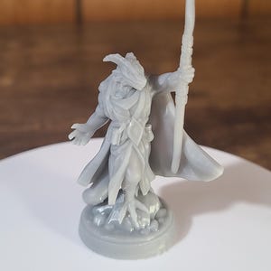 Dragonborn Wizard / Sorcerer | 3D Printed Resin Miniature | D&D | Lost ...