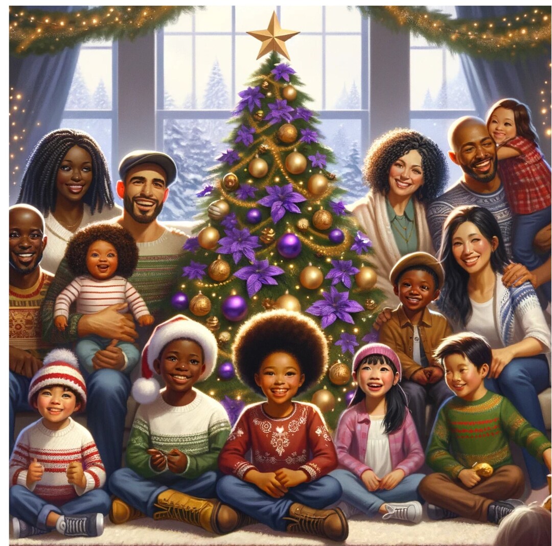 Multi Family Christmas - Etsy