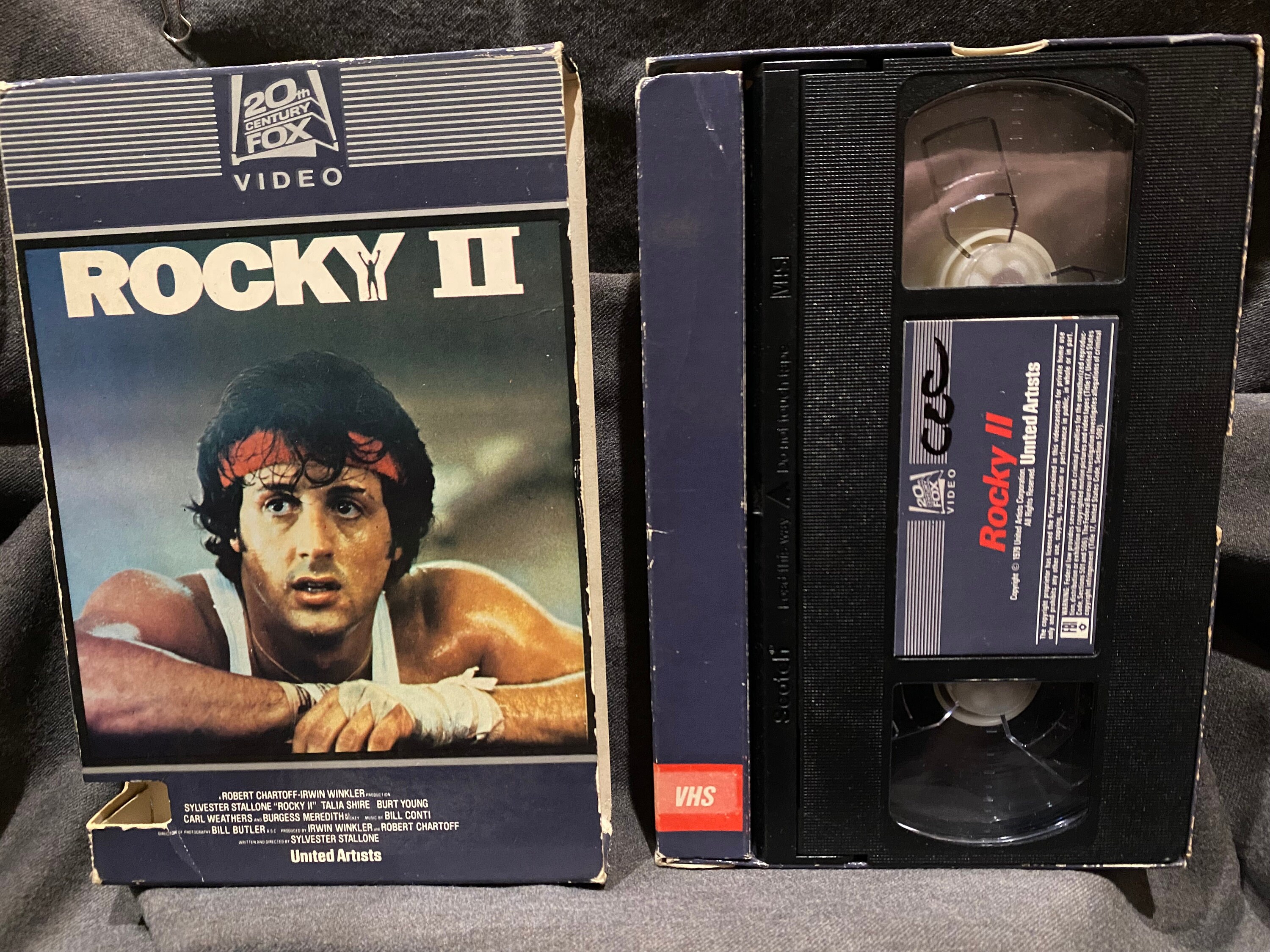 1982 Rocky II VHS, Original Drawer Box - Etsy