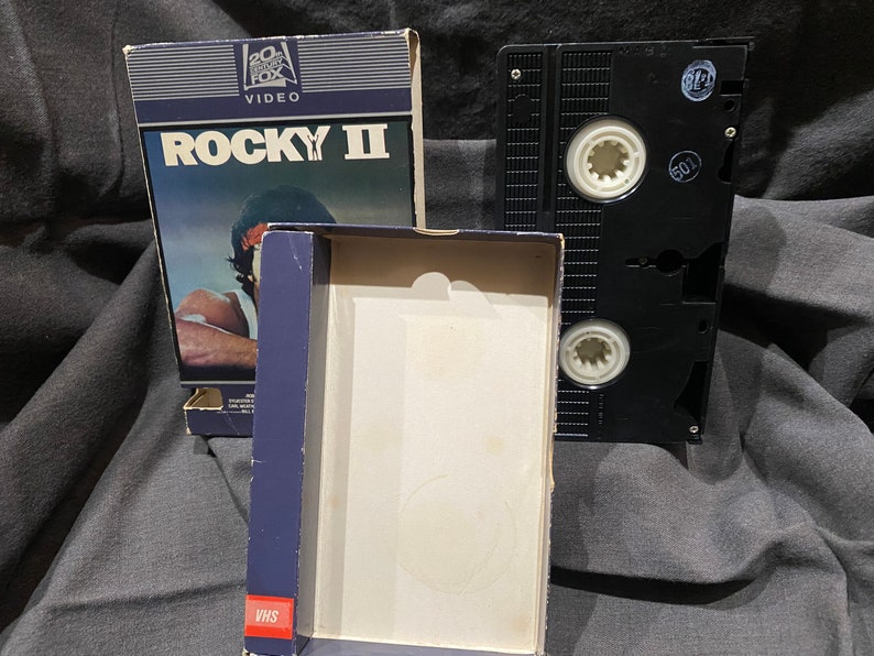 1982 Rocky II VHS, Original Drawer Box - Etsy