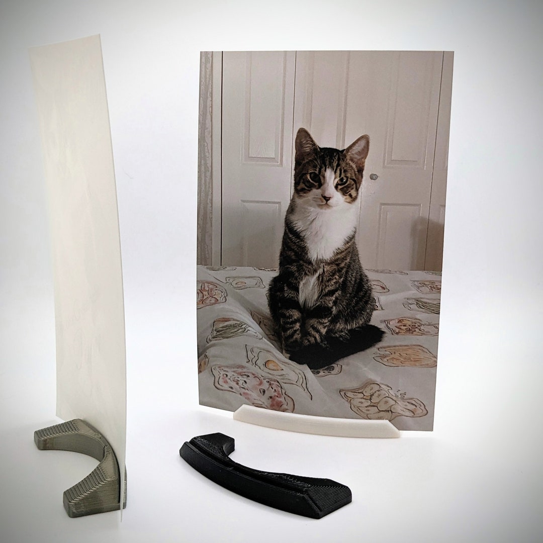 Photo Stands multiple Stand up and Display Photos. 3D Printed Plastic ...