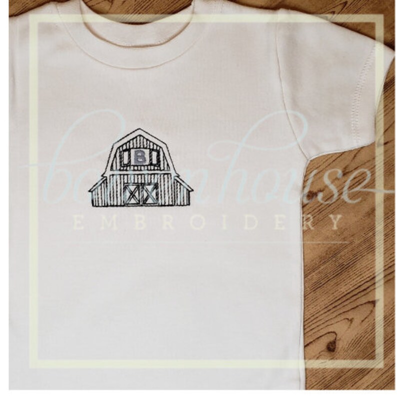 Barn BS With Doors Machine Embroidery Design - Etsy
