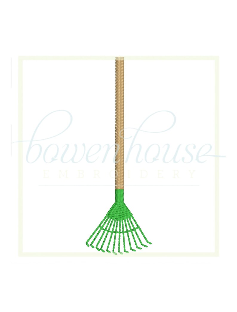 Rake Monogram Frame Machine Embroidery Design - Etsy