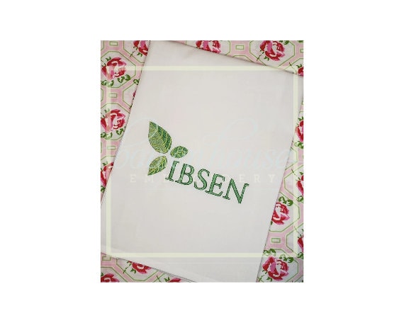 Three Leaves Machine Embroidery Design - Etsy