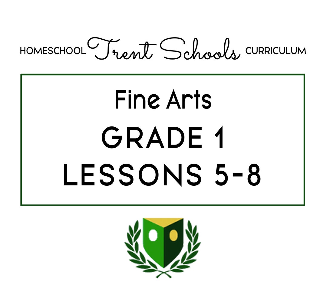 Grade 1 Fine Arts Packet 2 of 7 lessons 5-8 - Etsy