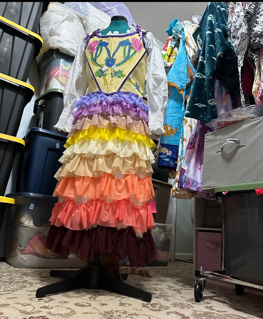 Lucy Gray Cosplay With Hand Painted Corset - Etsy