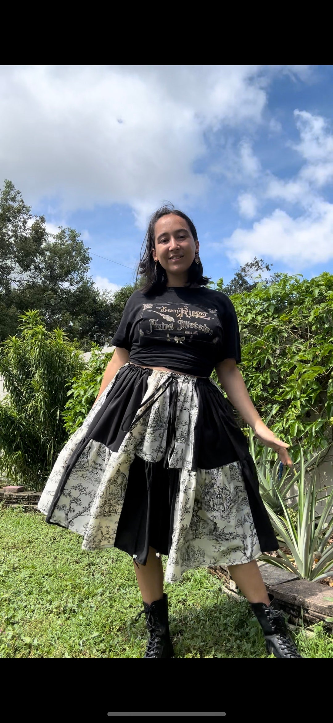 Super Duper Size Adjustable Skirt | One Size | Black - Etsy