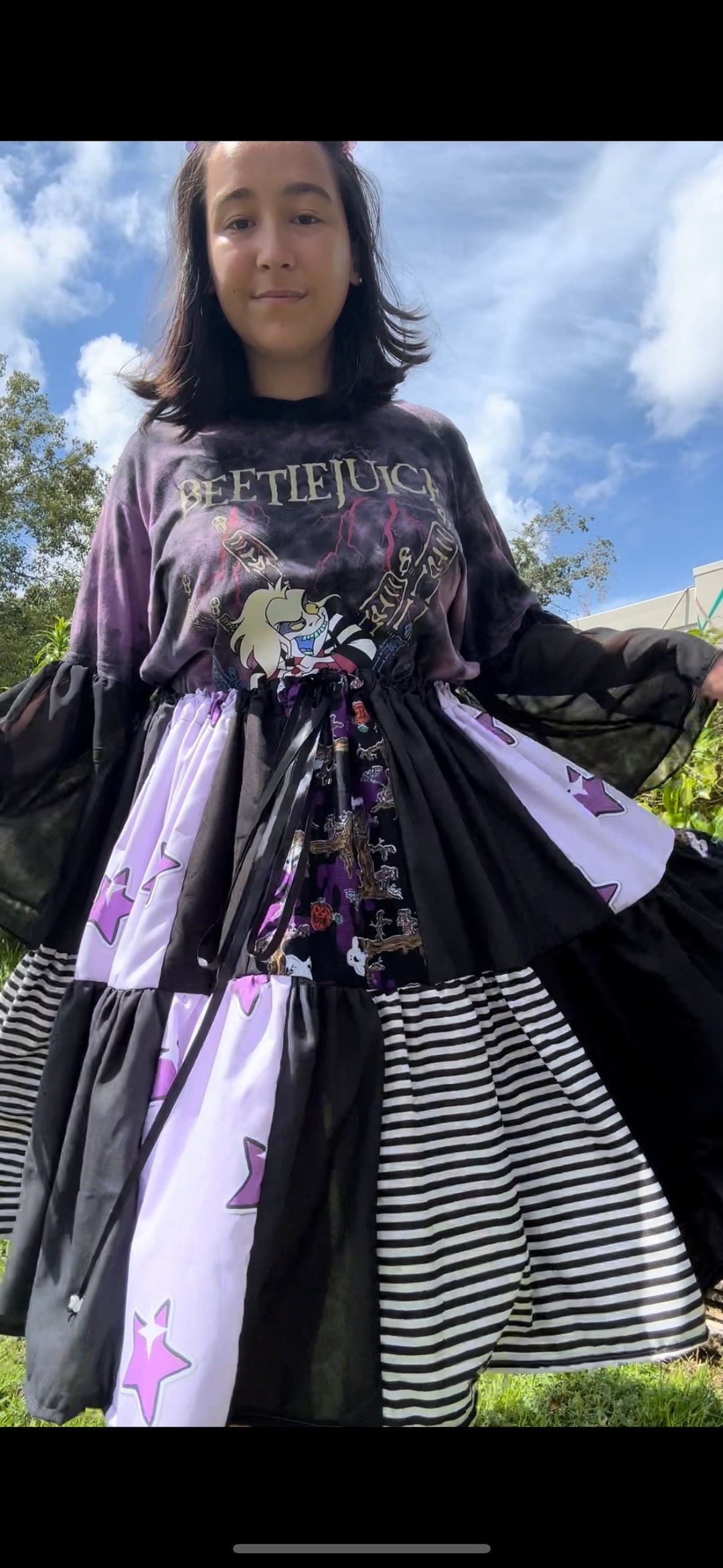 Super Duper Size Adjustable Skirt One Size Purple Halloween - Etsy