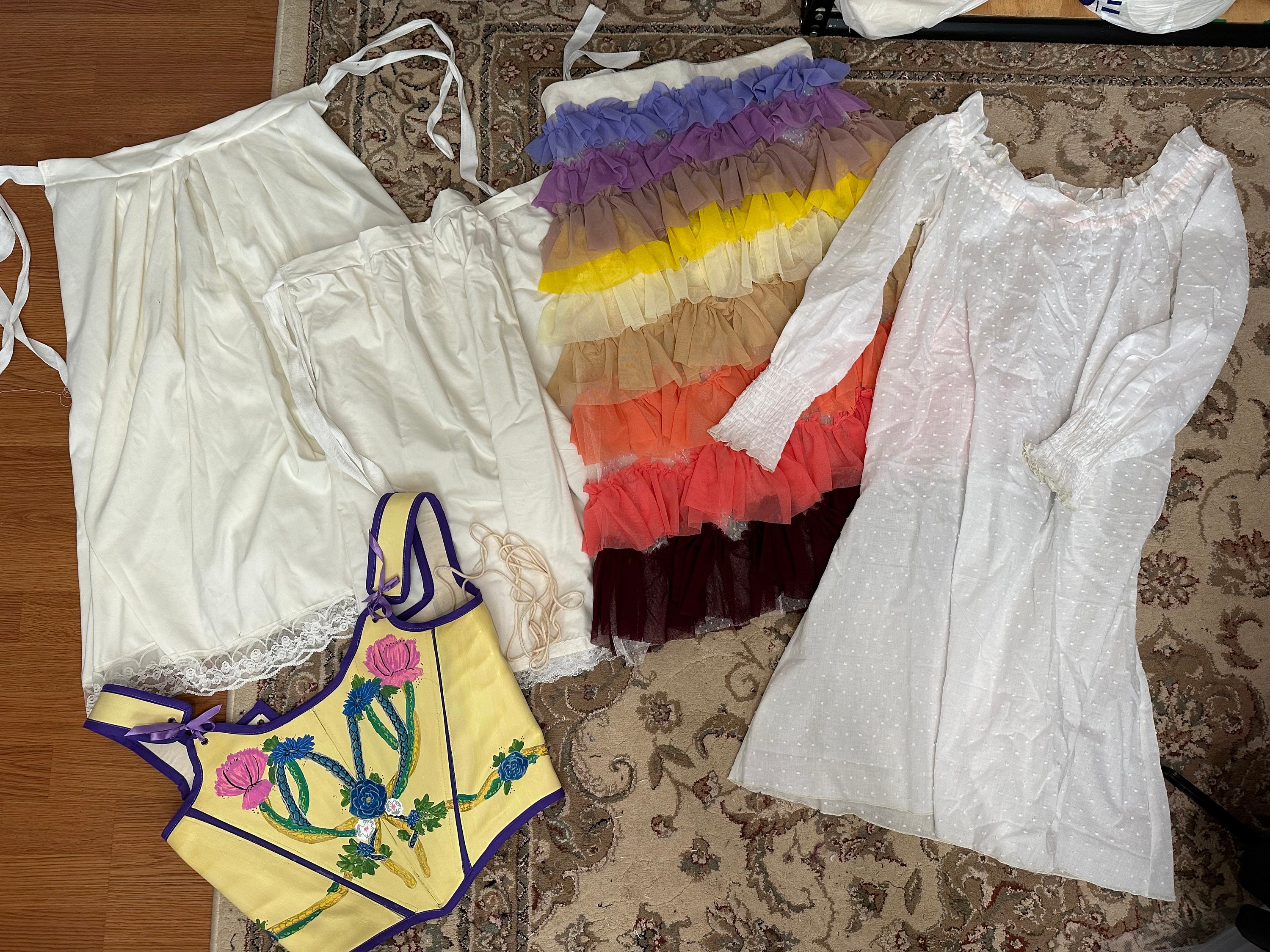 Lucy Gray Cosplay With Hand Painted Corset - Etsy