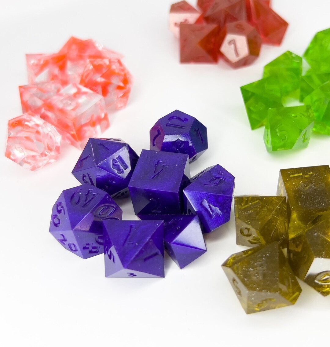 Mystery TTRPG Dice Set Unique Styles With Character and Charm - Etsy