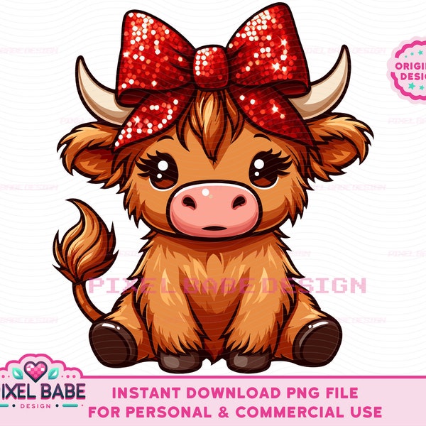Cow With Bow Svg - Etsy