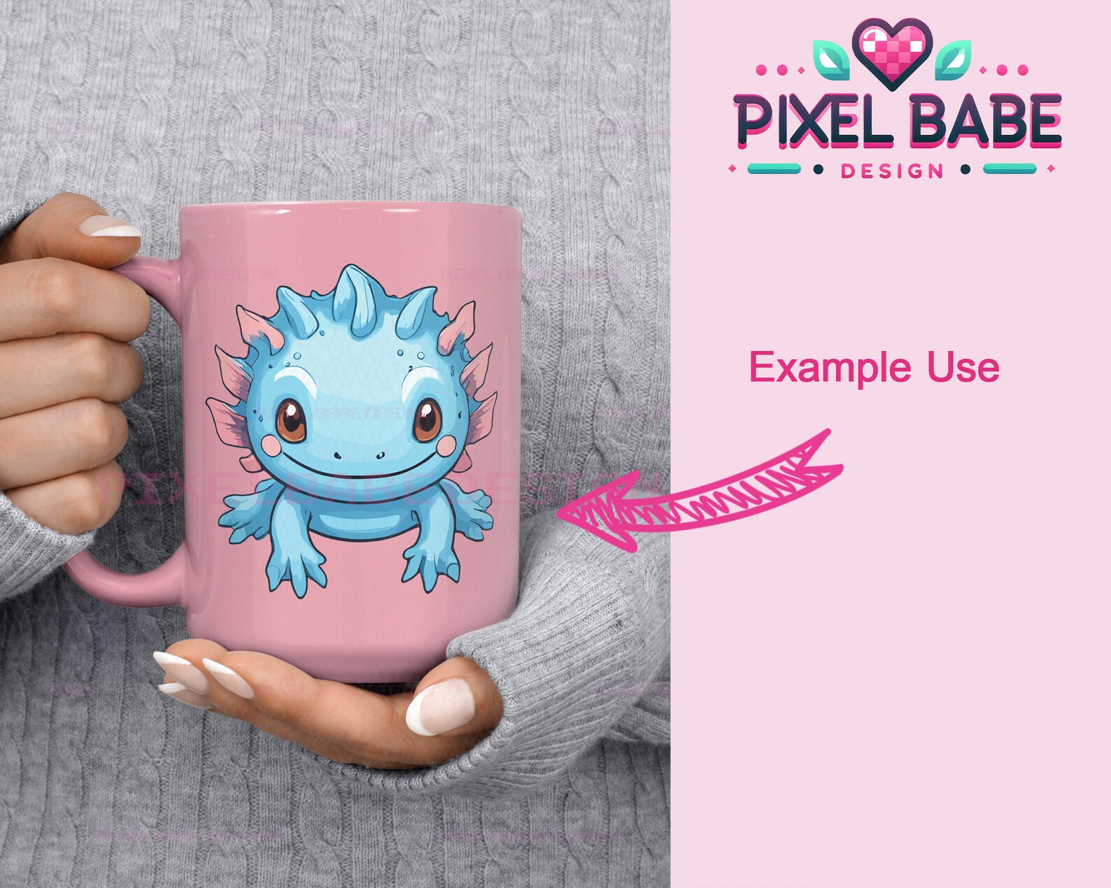 Blue Axolotl PNG, Kawaii Axolotl, Watercolor Axolotl PNG, Cute Axolotl ...