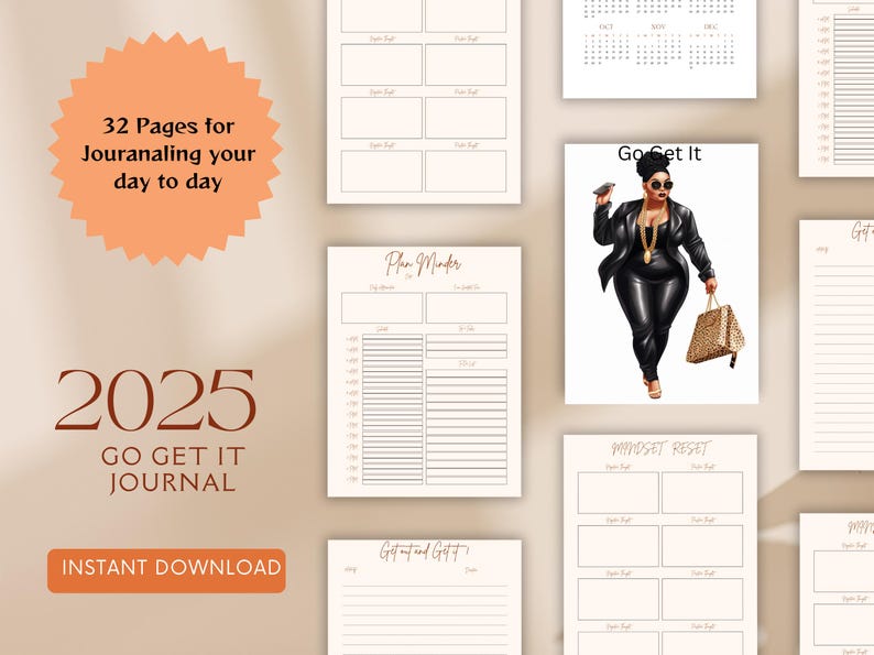Digital Journal , Black Girl Journal , 2025 Digital Journal , Monthly ...