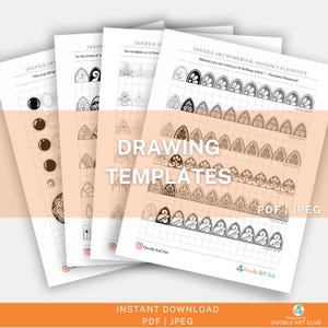 Mandala Pattern Templates, Pattern Training, PDF, JPG Printable ...