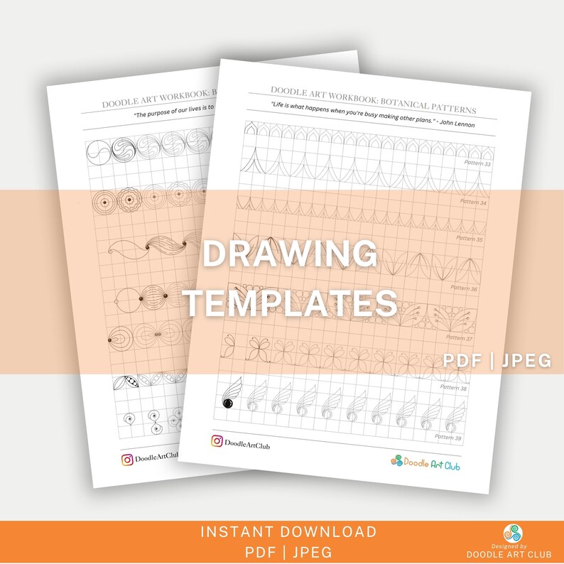 Floral Pattern Training. Tracing Pattern Templates, Mandala Nature ...