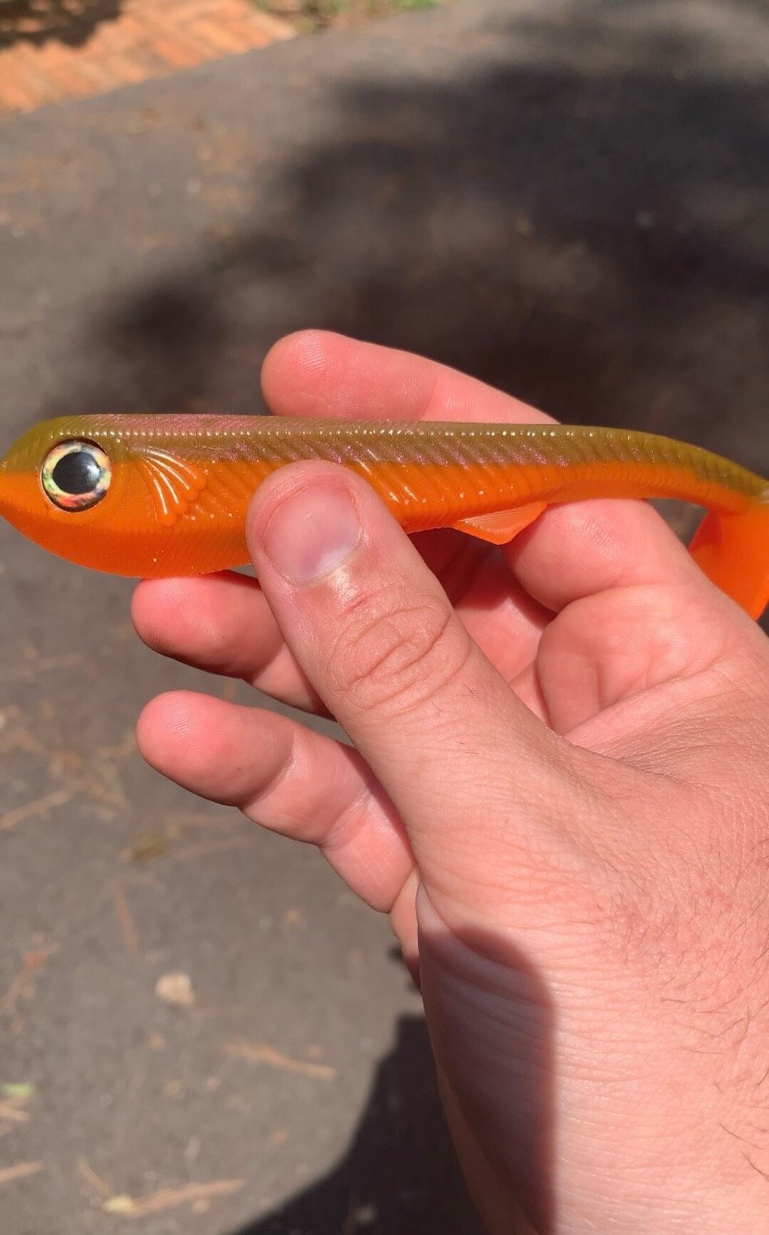 Hand Poured Custom Swimbait 6 Line-through merthiolate - Etsy
