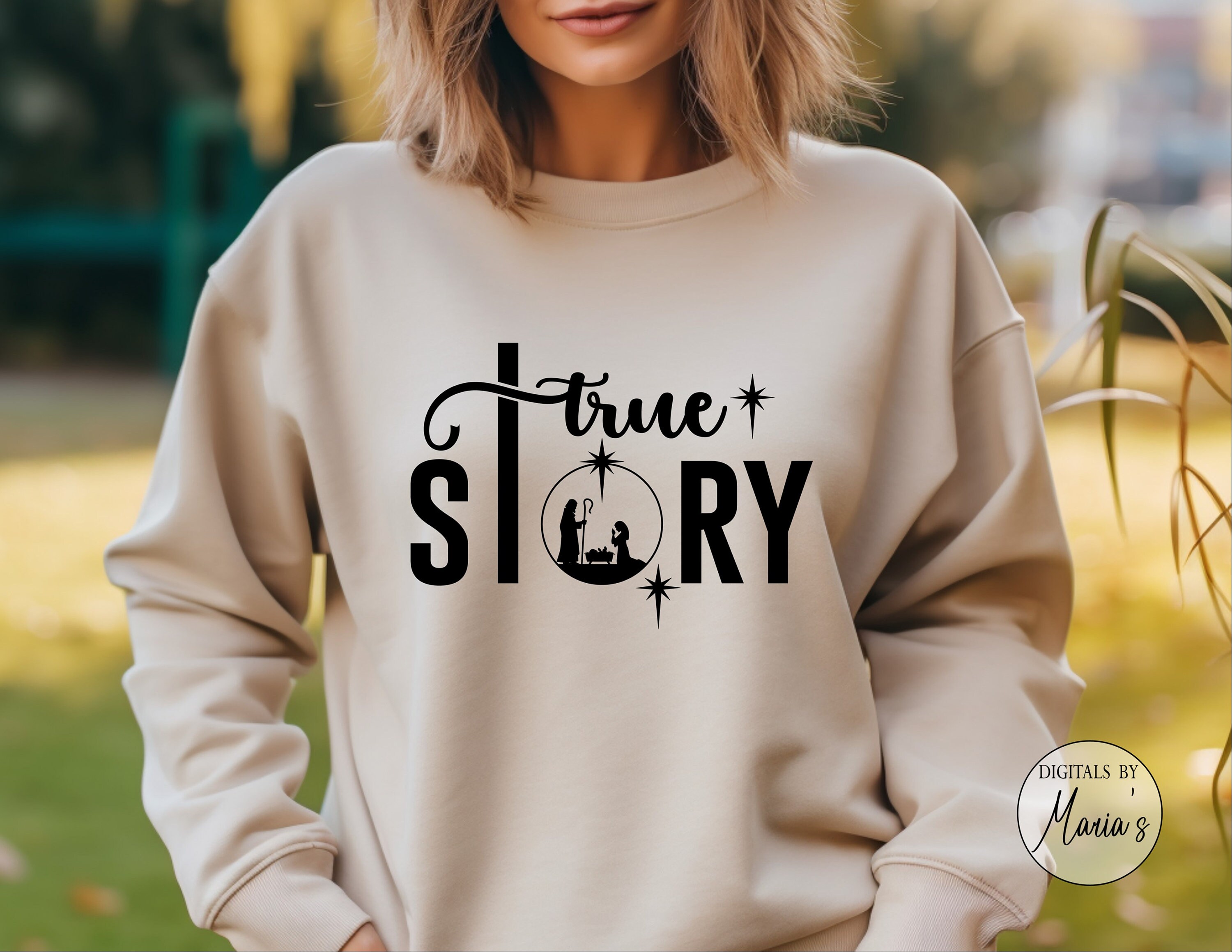 Nativity True Story PNG SVG Design - Etsy