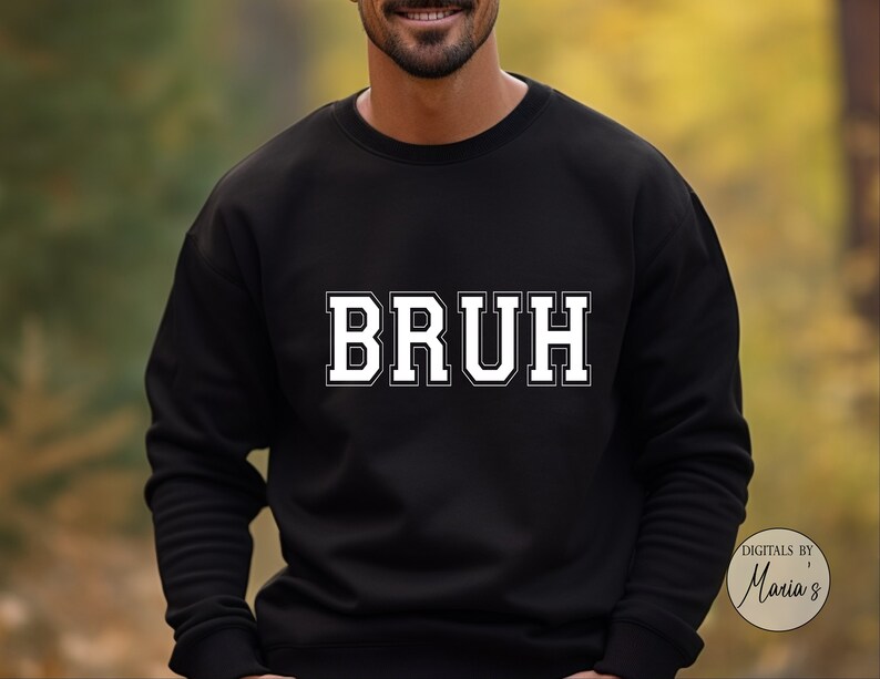 Bruh Varsity Shirt SVG PNG, Bruh Jersey Shirt, Varsity Font PNG, Mothers Day, Fathers Day - Etsy