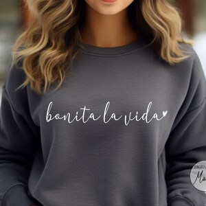 Bonita La Vida SVG PNG, Motivational Quotes, Latina Quotes SVG Png ...