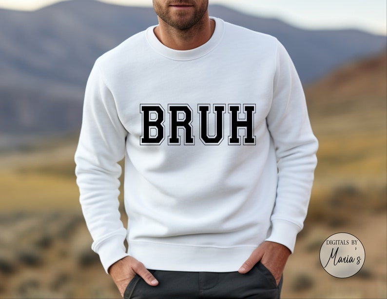 Bruh Varsity Shirt SVG PNG, Bruh Jersey Shirt, Varsity Font PNG, Mothers Day, Fathers Day - Etsy