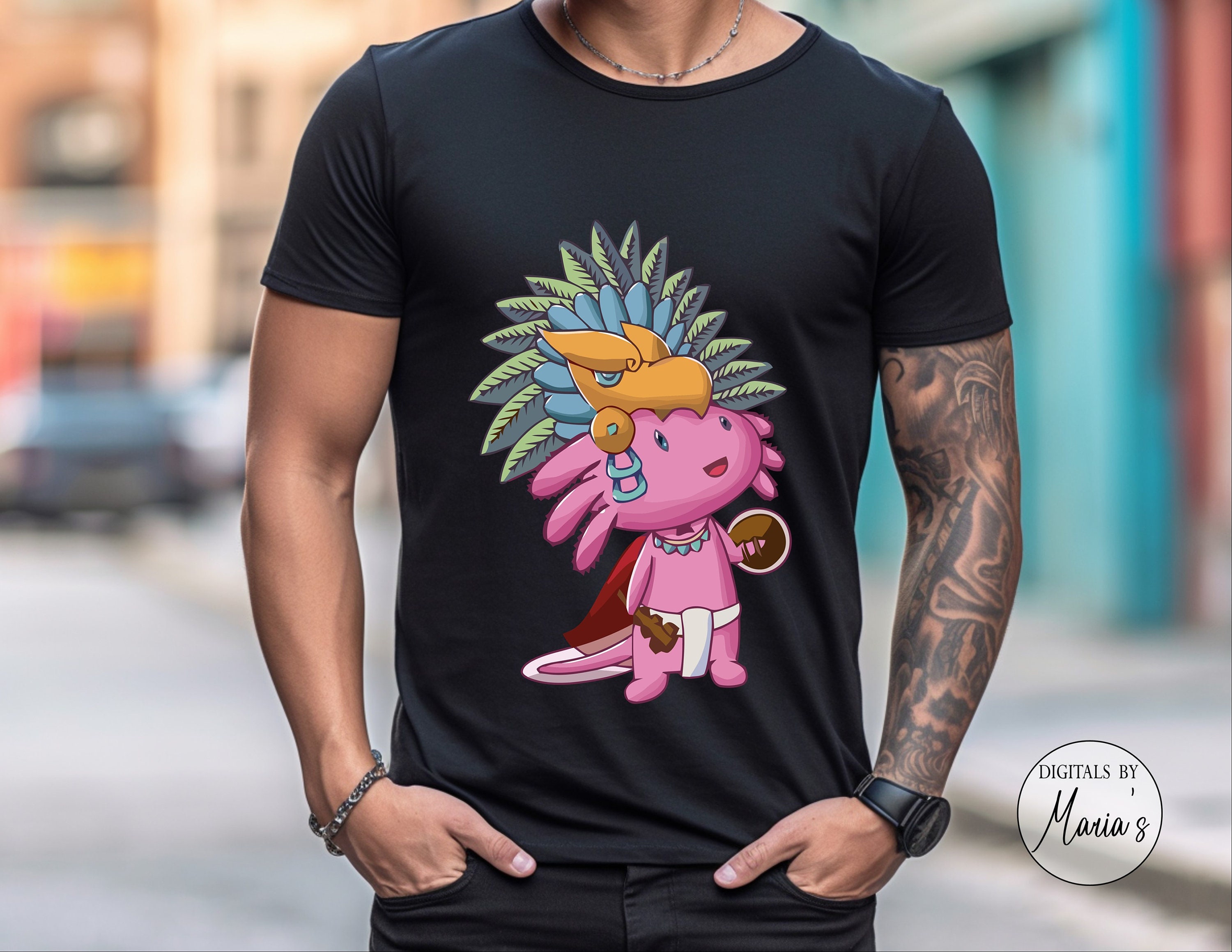 Aztec Axolotl SVG Design, Paedomorphic Salamander Latino, Aztec - Etsy