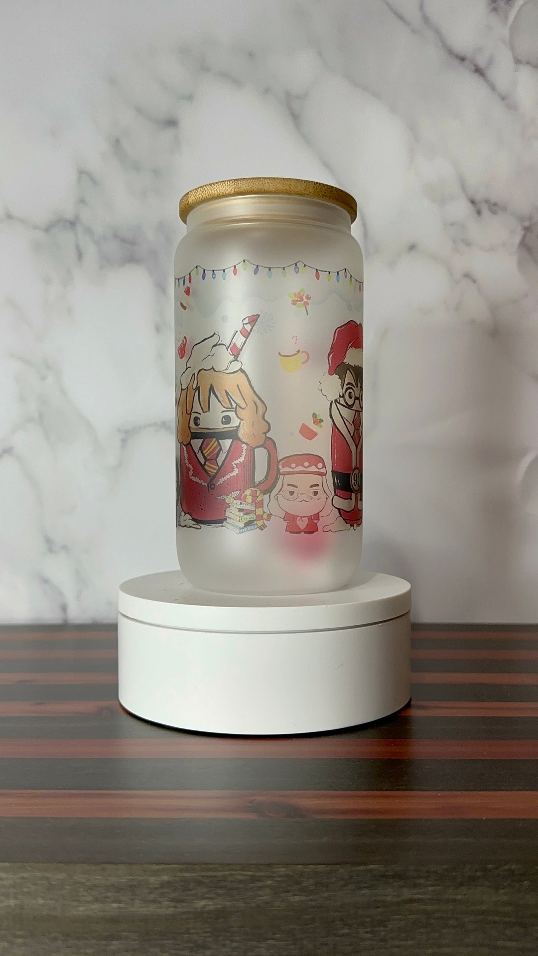 Harry Potter and Friends Frosted Tunbler - Etsy