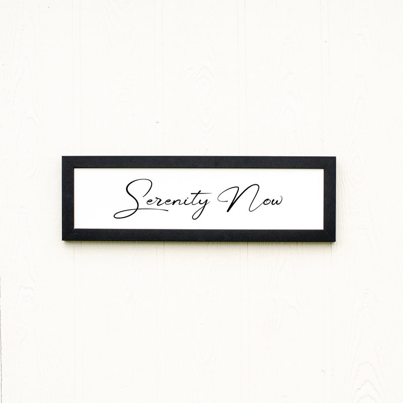 Serenity Sign - Etsy