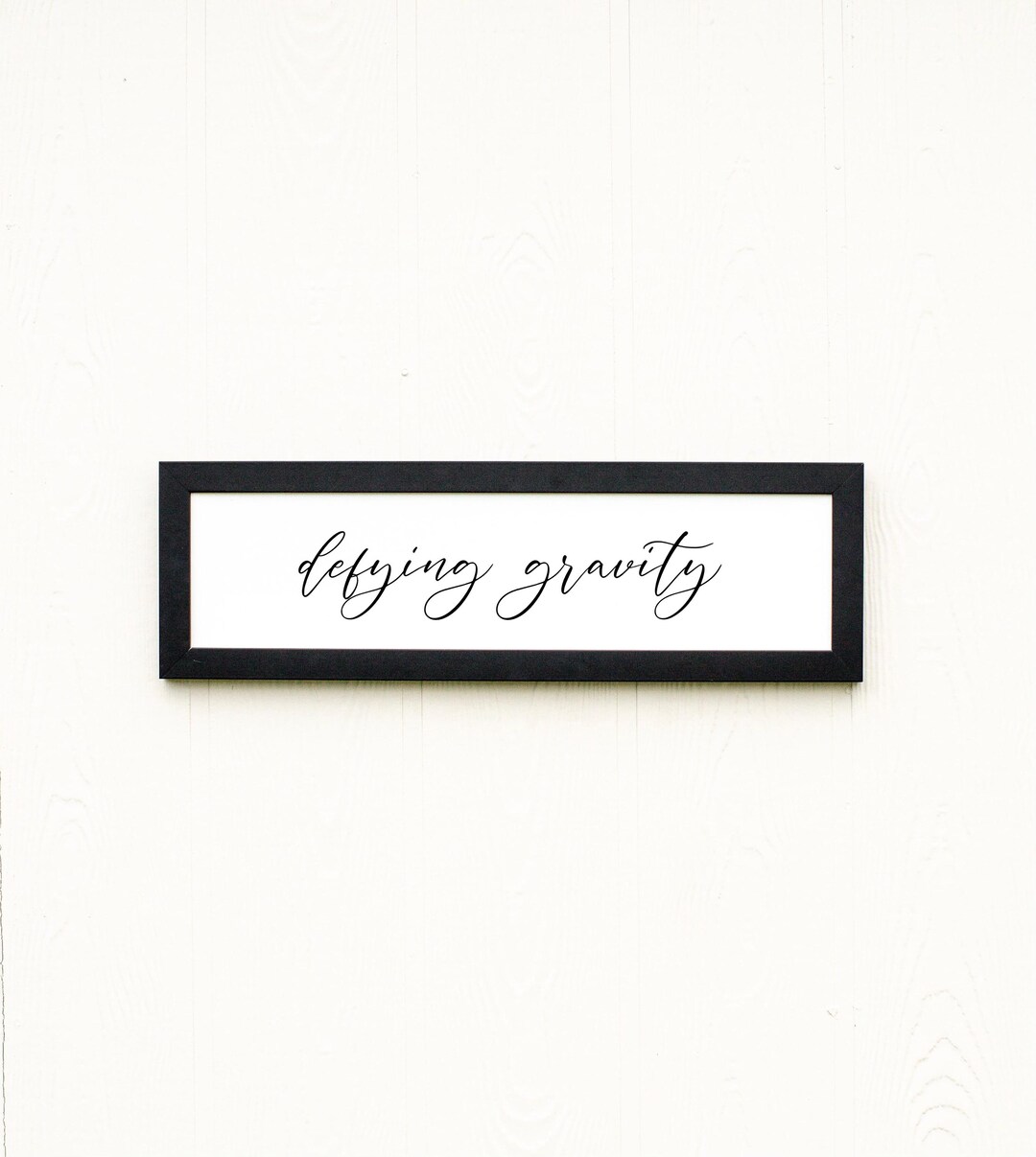 Defying Gravity - Wood Framed - Wall Decor - Home or Office - Ready to ...