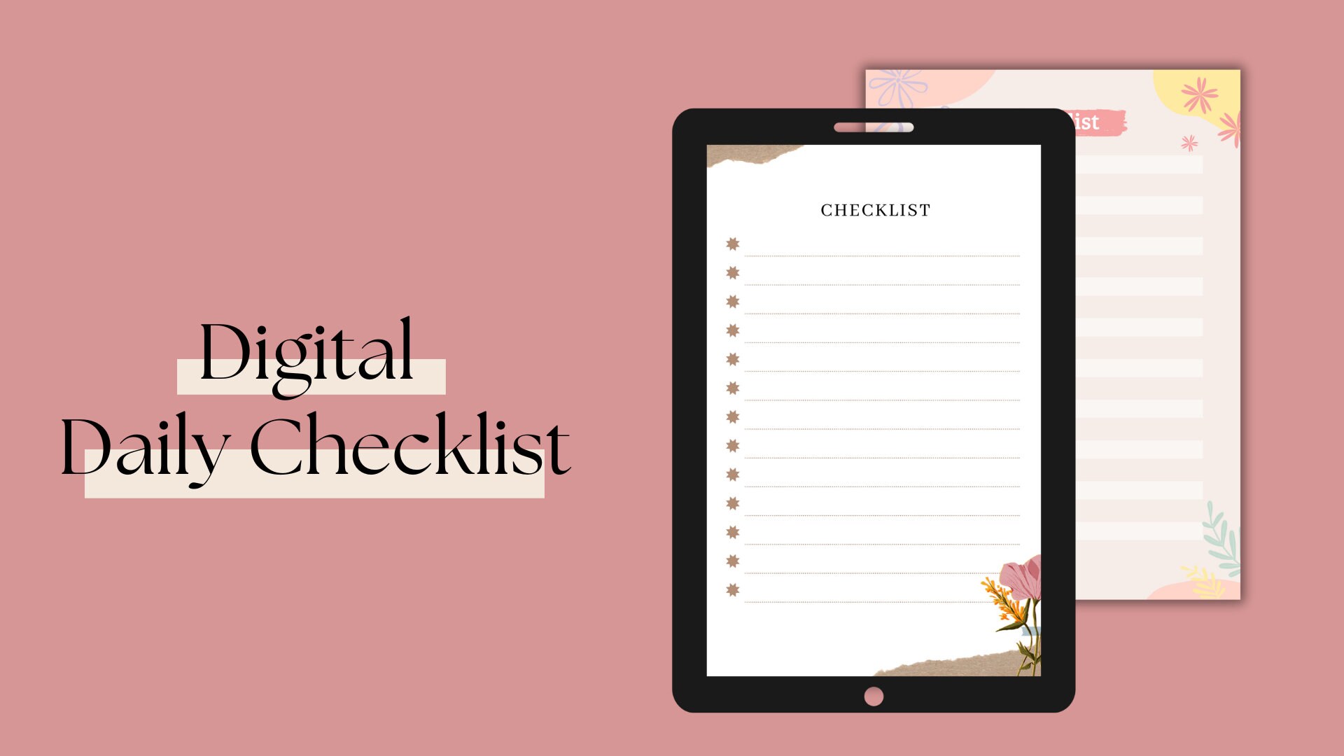 Editable Daily Checklist Printable Daily to Do List Daily Checklist ... Editable Daily Checklist Printable Daily to Do List Daily Checklist ...