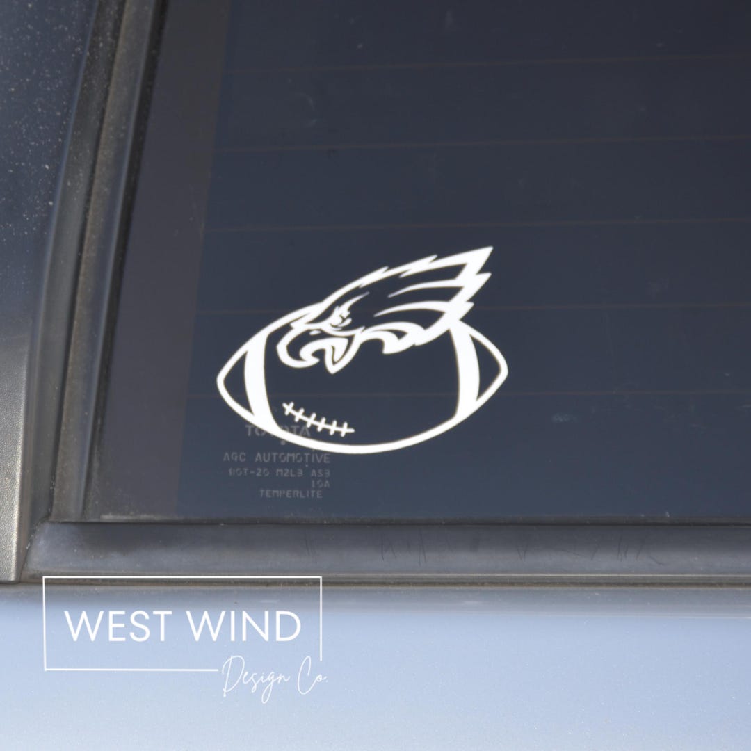 Philadelphia Eagles Vinyl Decal, Car Decal, Laptop Sticker, Car ...