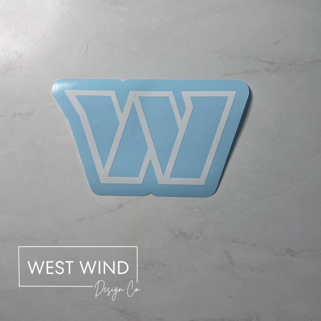 Washington Commanders Vinyl Decal, Car Decal, Laptop Sticker, Car ...
