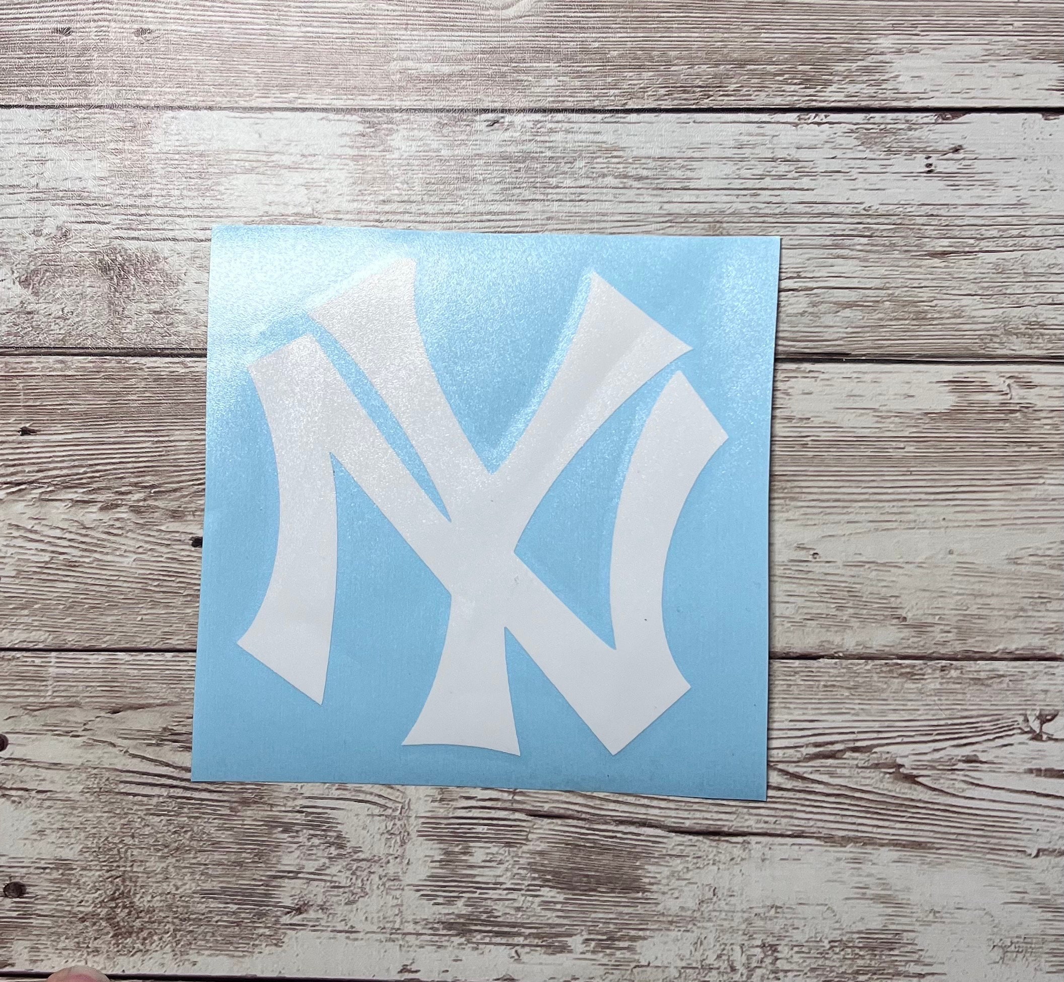 New York Yankees Vinyl Sticker for Laptop, Car Window, Water Bottle and ...