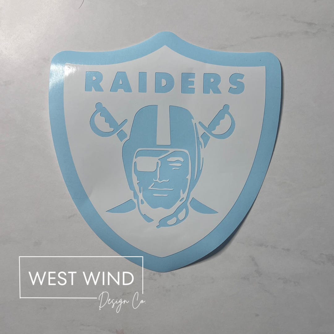 Las Vegas Raiders Vinyl Decal, Car Decal, Laptop Sticker, Car Accessory ...