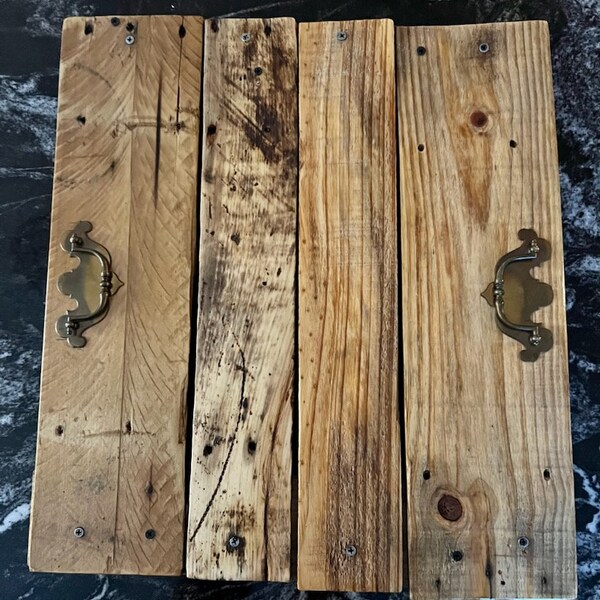Reclaimed Wood Tray - Etsy