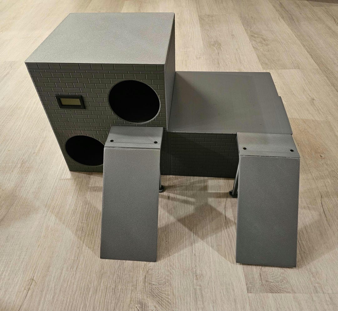 XL Custom Brickstone Manor - 3D Printed Reptile Hide - Etsy