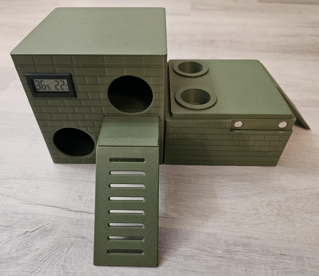 Brickstone Manor - 3D Printed Reptile Hide - Etsy