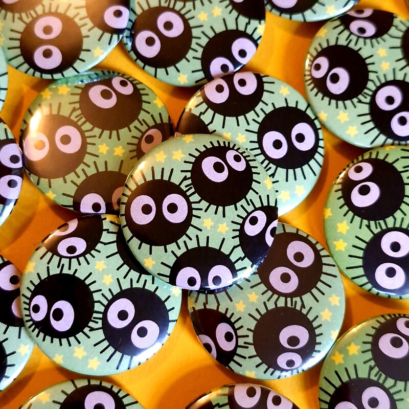 Soot Sprite Pin - Etsy