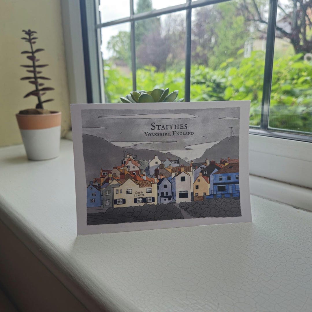 Staithes Postcard - Etsy