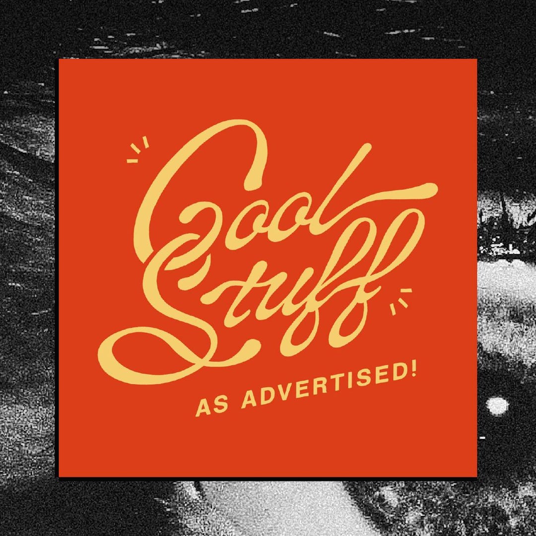 Cool Stuff Vintage Lettering 3x3 Sticker - Etsy