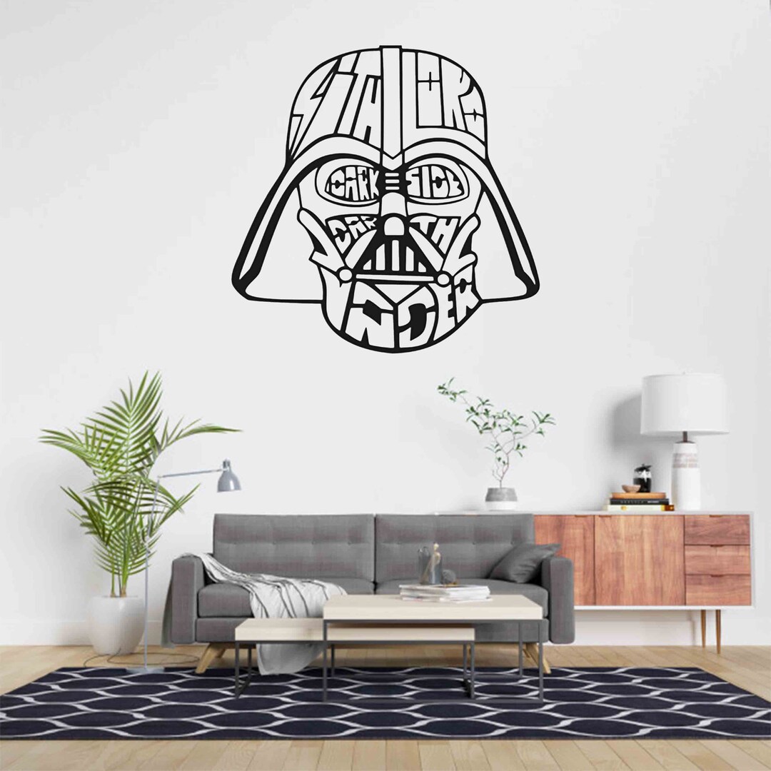 Darth Vader Wall Poster, Darth Vader Wooden Sign, Custom Darth Vader ...