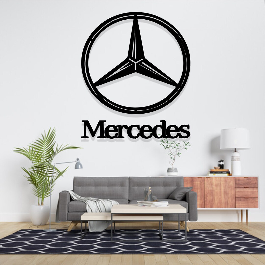 Mercedes Wall Poster Mercedes Wooden Sign Custom Mercedes - Etsy