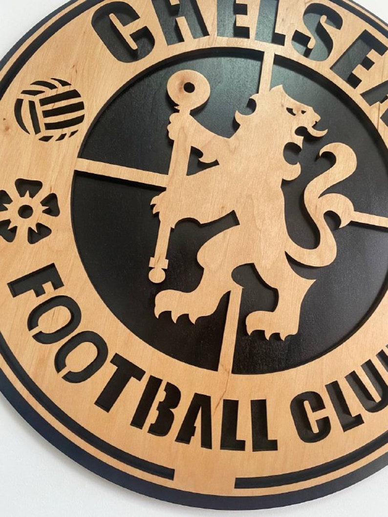 Chelsea Wall Poster, Chelsea Wooden Sign, Custom Chelsea Poster, Wood ...