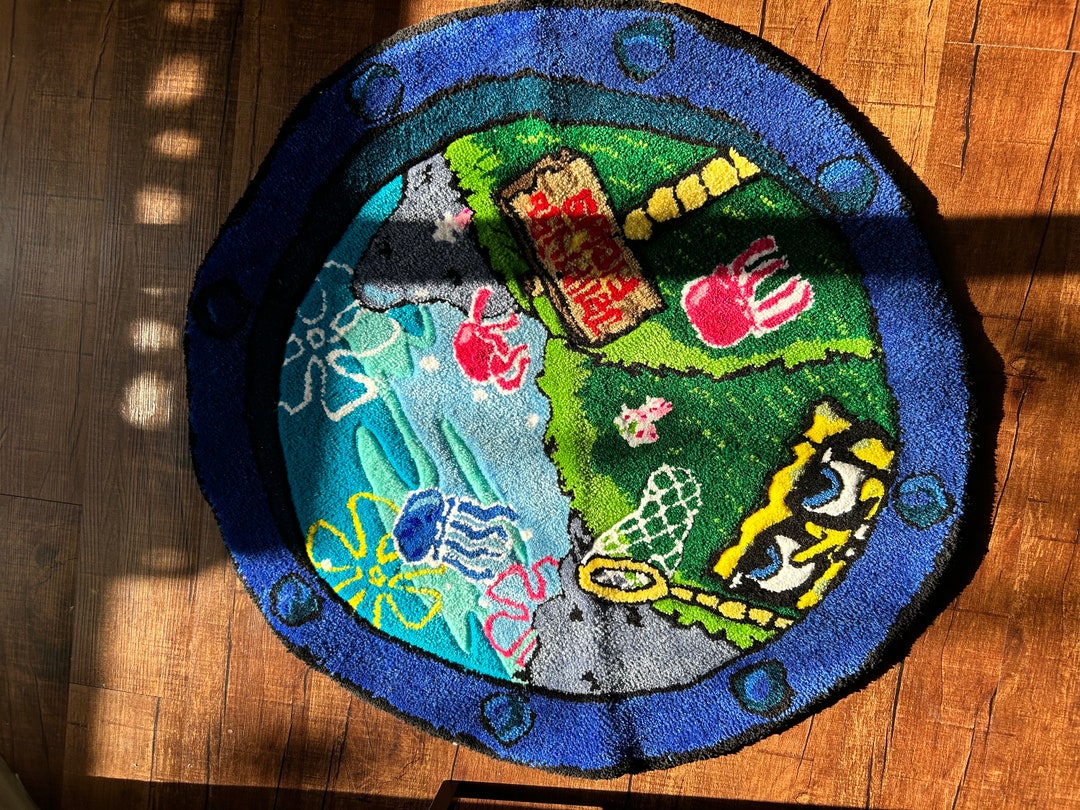 Spongebob Porthole Rug - Etsy