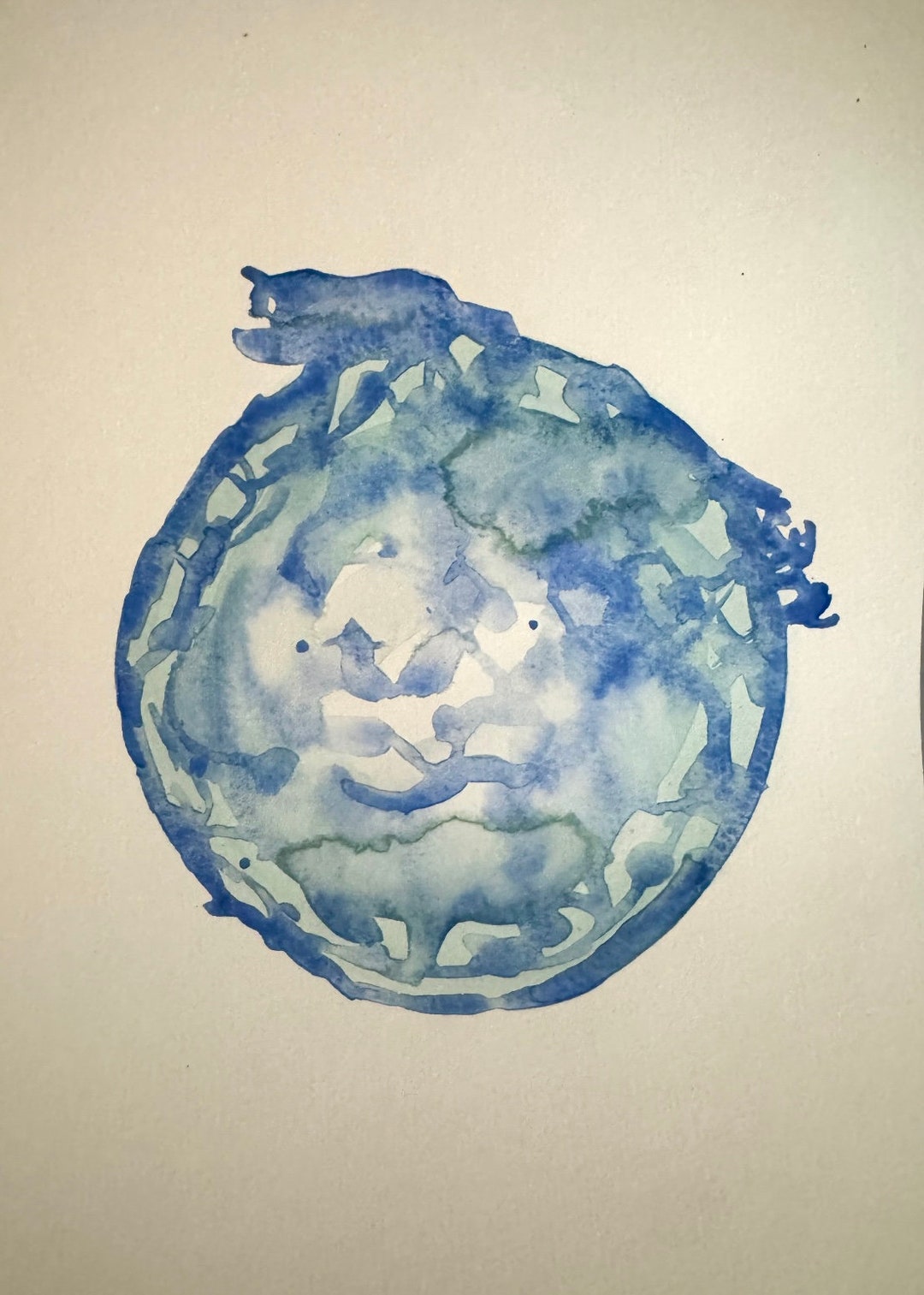 Custom Embryo Watercolor Painting Hand Painted IVF Art Personalized ...