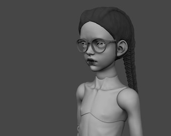 BJD Doll Full Set Digital .STL .OBJ Files for 3D Printing - Etsy