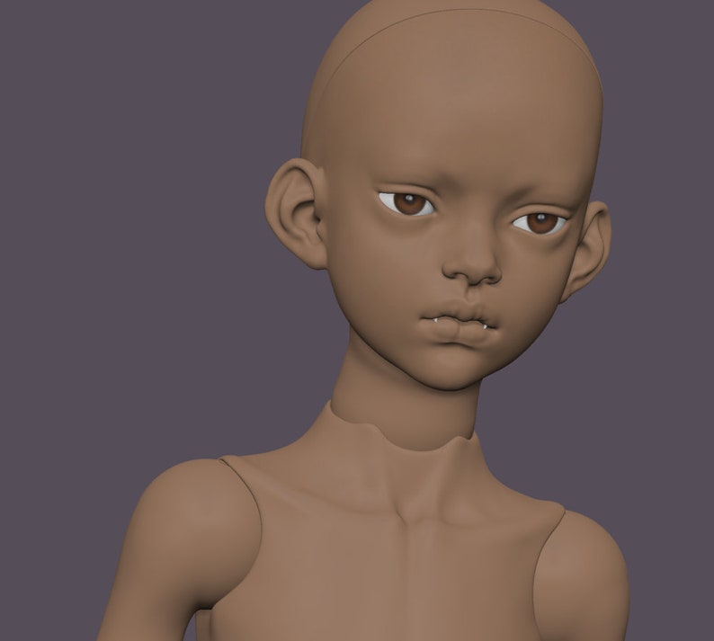 BJD Doll Full Set Digital .STL .OBJ Files for 3D Printing - Etsy