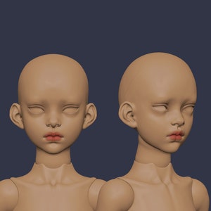 BJD Doll Full Set Digital .STL .OBJ Files for 3D Printing - Etsy